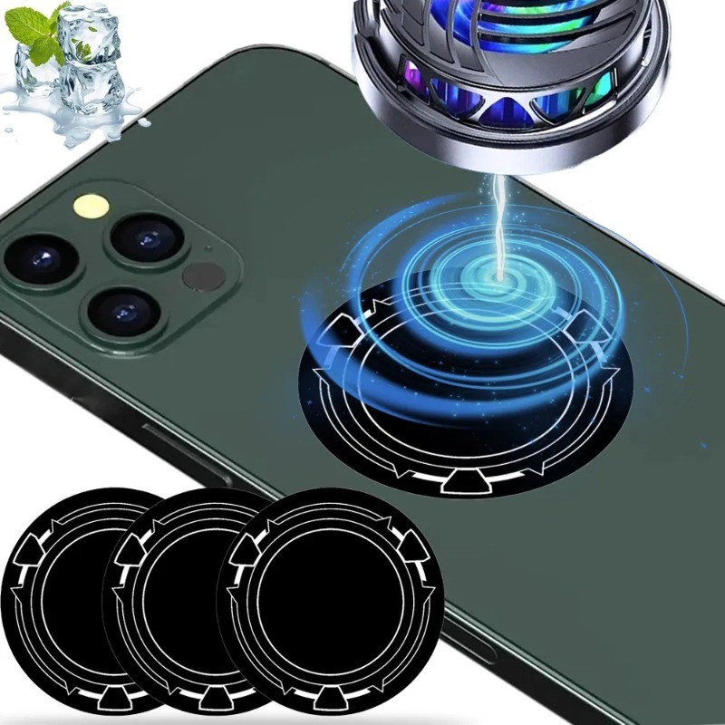 Jual Cooling Metal Plate Radiator Magnetic Radiating Sticker for IPhone ...
