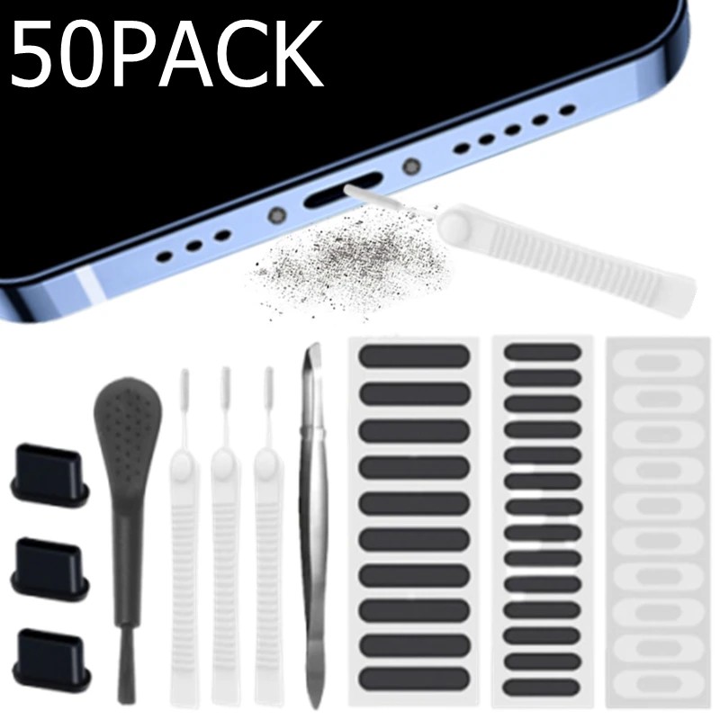 Jual Mobile Phone Speaker Sticker Port Dust Removal Cleaner Tool Kit ...