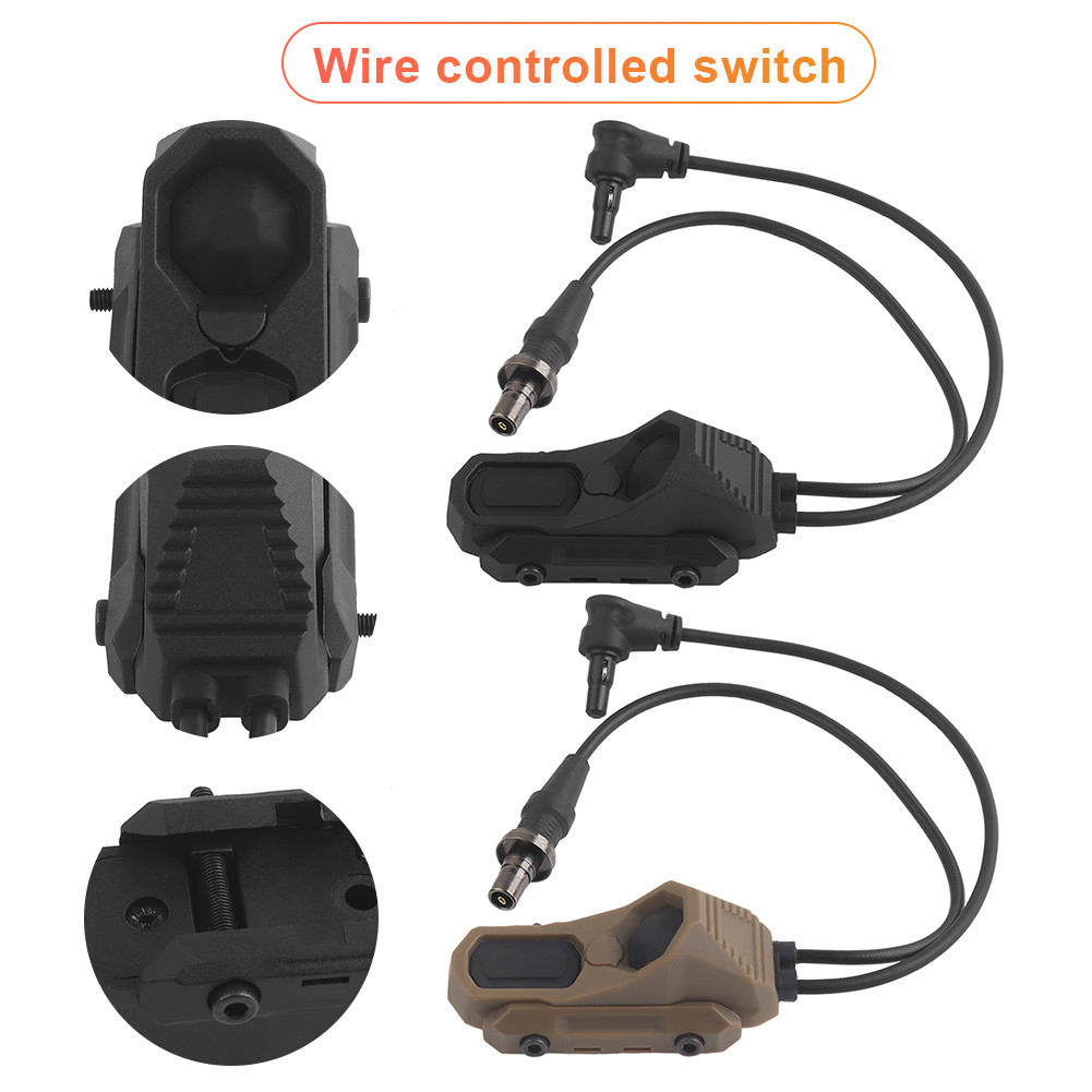 Jual Dual Remote Flashlight Pressure Switch SF Plug with Crane Laser ...