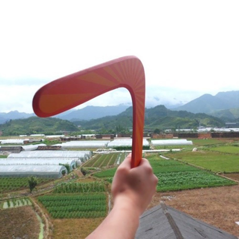 Jual Kids Gift Kangaroo Throwback V Shaped Boomerang Children Sports ...