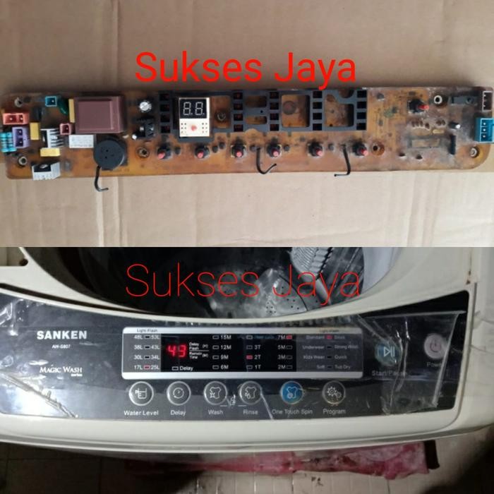 Jual MODUL PCB MESIN CUCI SANKEN AW-S907 AW S907 AWS907 | Shopee Indonesia