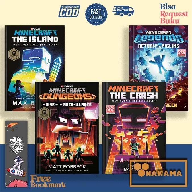 Jual PREMIUM Minecraft (20 book series) by Max Brooks (Author) , Tracey ...