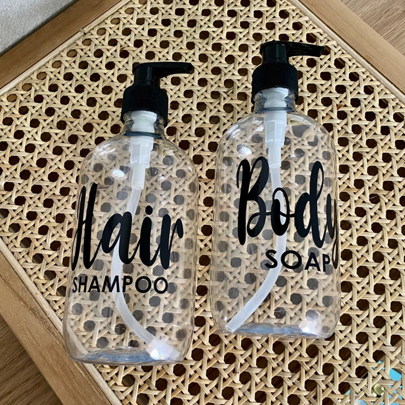 Jual Bombardilomedis Botol Refill Sabun Bening Bulat Besar 500Ml Pump ...