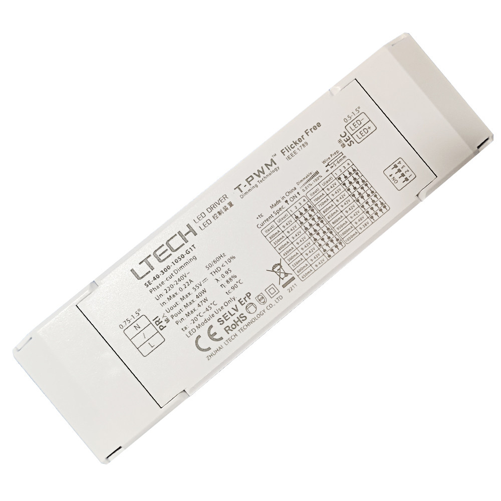 Jual Ltech New Led Triac Driver 200V-240V Input 30W 40W 150-1050Ma Cc Output Constant Current ...