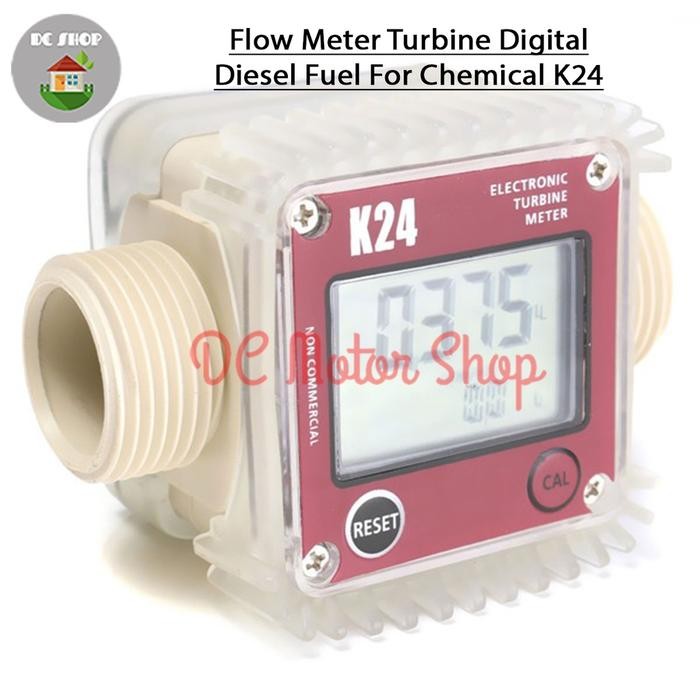 Jual FLOW METER TURBINE DIGITAL DIESEL FUEL FOR CHEMICAL K24 | Shopee Indonesia