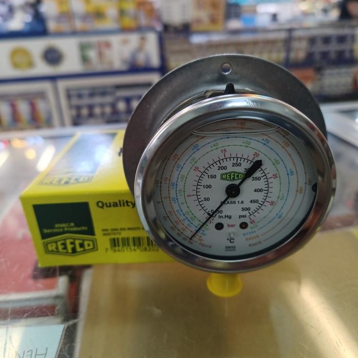 Jual Populer High Pressure Gauge Refco R22 Mr-306-Ds-35Bar-Hs 4687572 | Shopee Indonesia