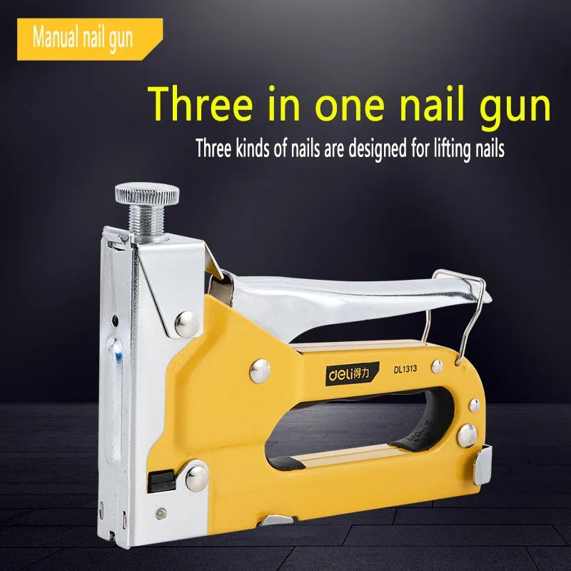 Jual Nail Gun Manual T-Shaped Nail Door Stud Staples Staples Code Nail ...