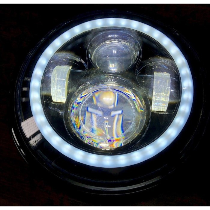 Jual HEADLAMP HEADLIGHT DAYMAKER S PRO HARLEY DYNA TOURING SOFTAIL 7 ...