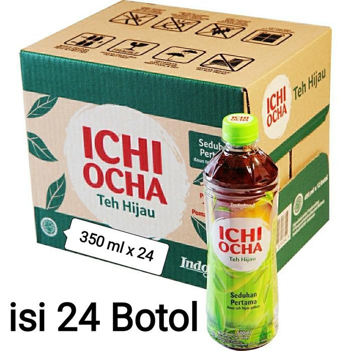 Jual Ichi Ocha Green Tea 350 ml x 24 Botol Per Dus | Shopee Indonesia