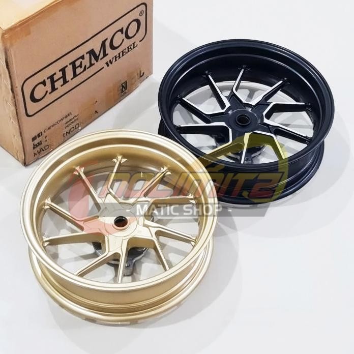 Jual Velg Chemco Helios Depan Belakang Yamaha NMAX OLD | Shopee Indonesia