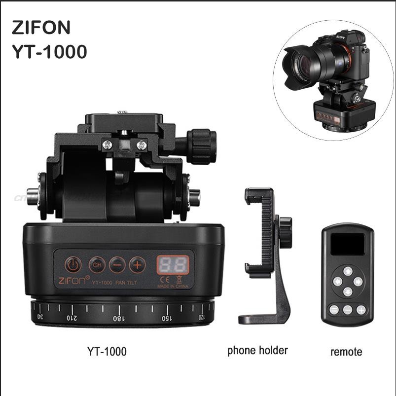 Jual ZIFON YT-1000 Auto Motorized Rotating Tripod Head Stabilizer ...