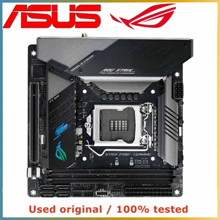 Jual Z490i ROG STRIX Z490-I GAMING MINI ITX Computer Motherboard LGA ...