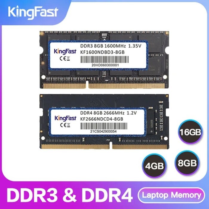 Jual KingFast DDR3 DDR4 4GB 8GB 16GB Laptop Memory Ram 1600 2400 2666 ...