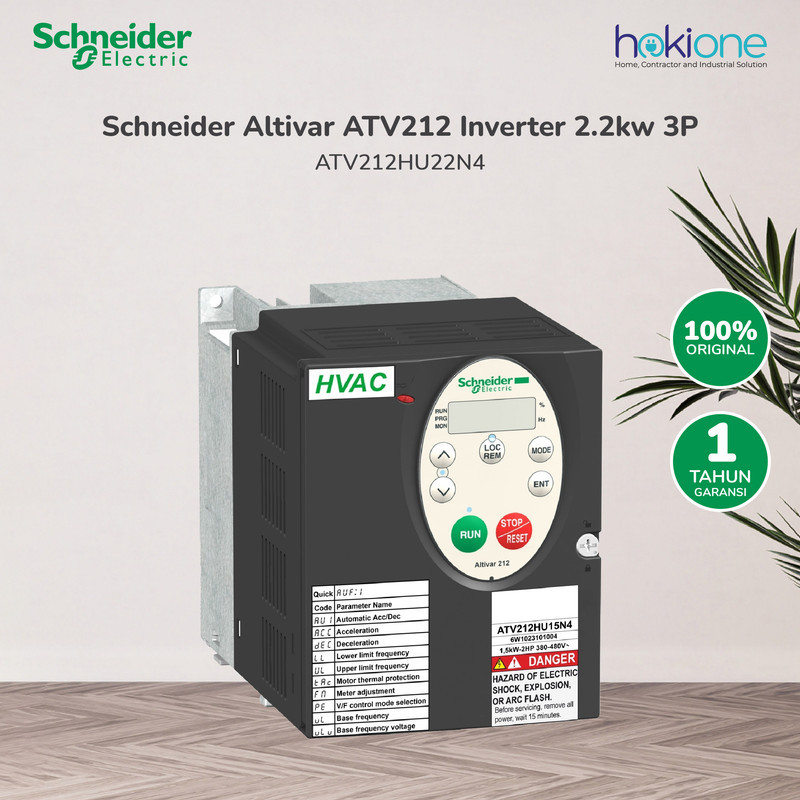 Jual Schneider Altivar ATV212 Inverter 2.2kw 3P - ATV212HU22N4 | Shopee ...