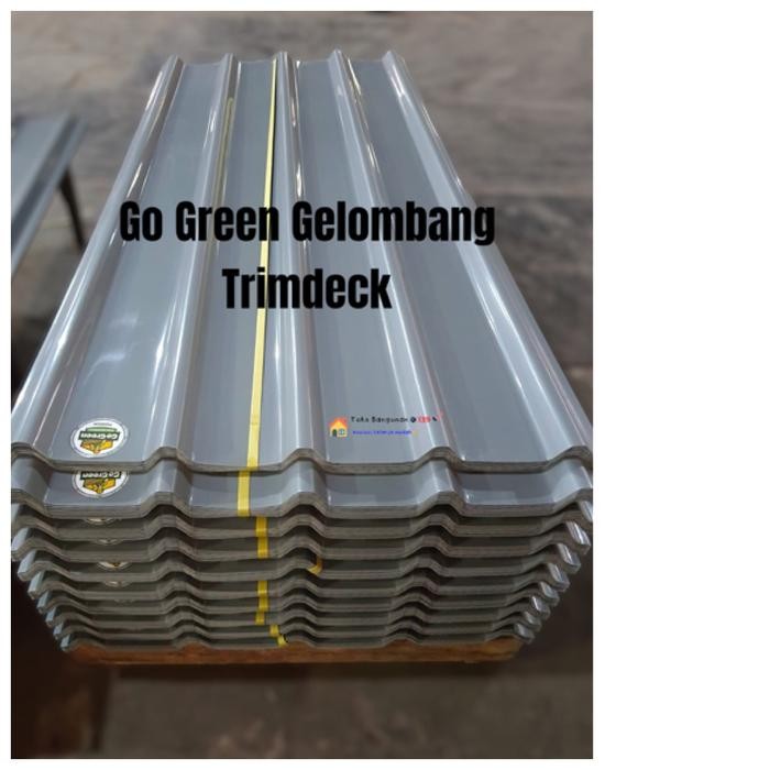 Jual Fixco- Atap Go green Plastik Gelombang Trimdeck | Shopee Indonesia