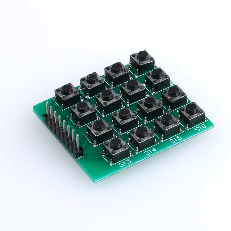 Jual Micro Switch 4X4 Matrix Keyboard 16 Keys, Microcontroller External Expansion Keyboard ...