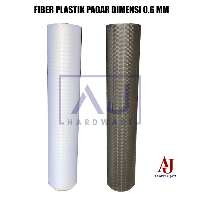 Jual Fiber Plastik Tutup Pagar Dimensi Tebal 0,6 MM Fiber Pagar Motif ...