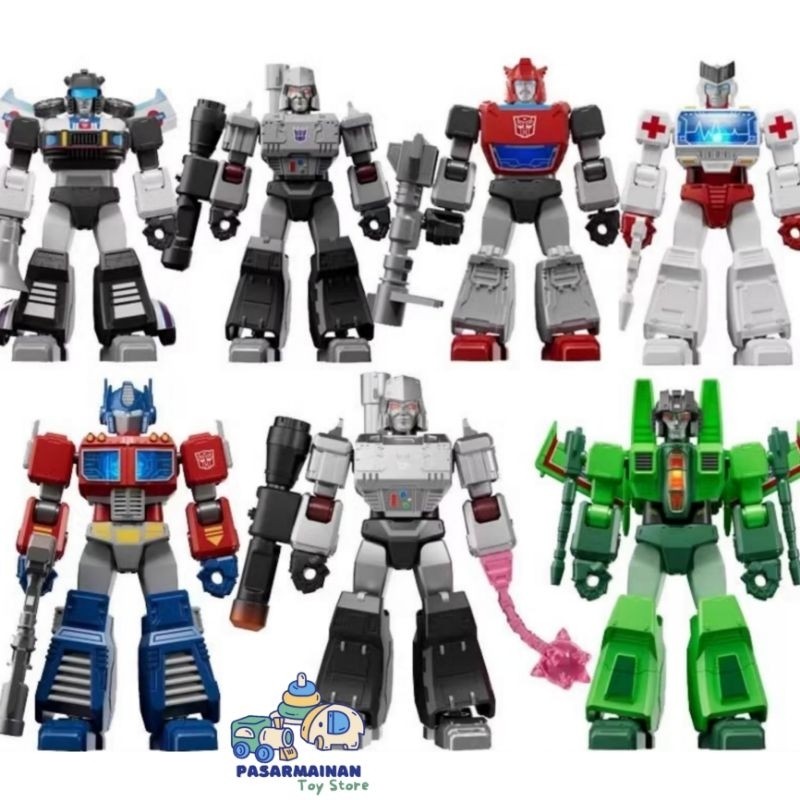 Jual Blind Box Gacha Transformers Shining Version 01 Roll Out Optimus ...