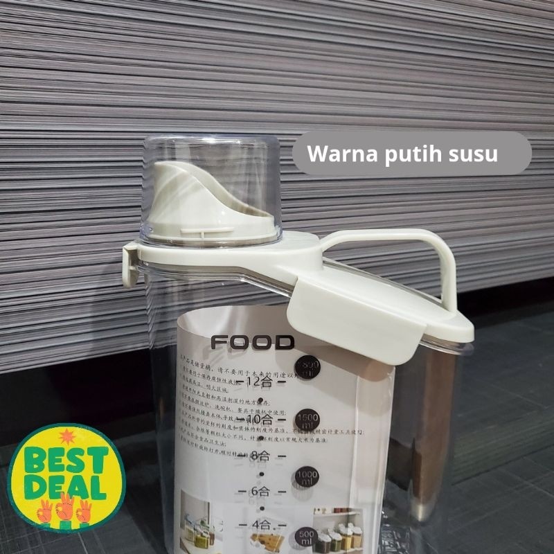 Jual JAR 2 LITER / TEMPAT MINYAK GORENG 2 LITER / PENYIMPANAN BERAS ...