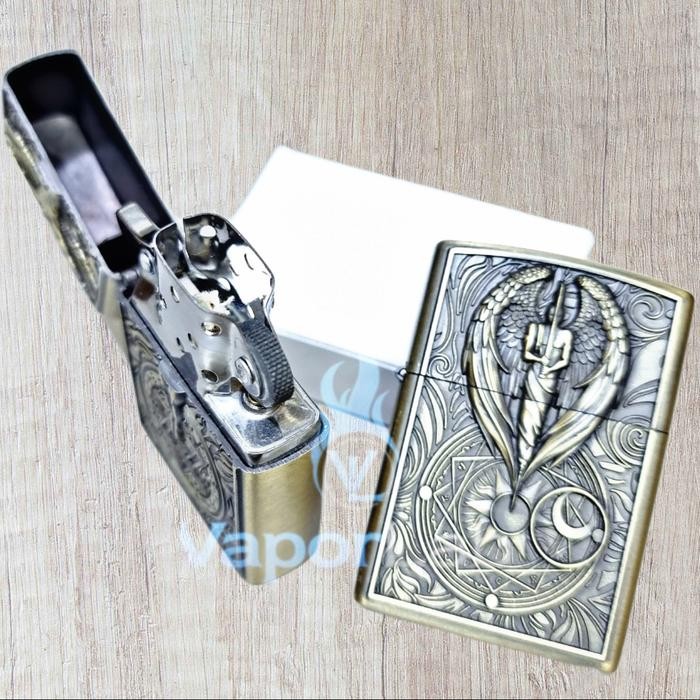 Jual Hapnest- korek api klasik sumbu kapas minyak vintage oil lighter ...