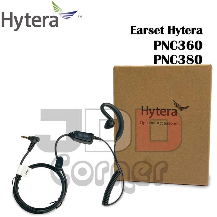 Jual Earset HT POC Hytera PNC380 Pro New Version EHS30 ORIGINAL PNC 380 ...
