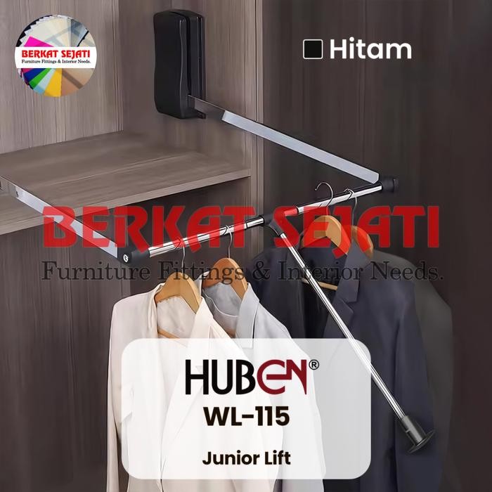 Jual PREMIUM Ambos Lift / Wardrobe Lifter / 15 kg HUBEN Gantungan Baju ...