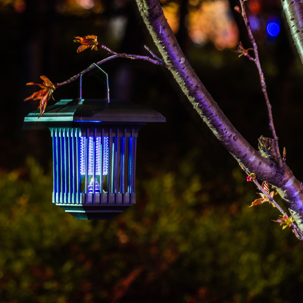 Jual Lawn Lamp Bug Zapper Solar Mosquito Killing Lamp Outdoor Insect ...