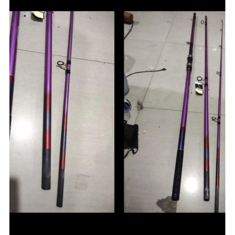 Jual joran sambung 3 hammerhead direct surf II 360 390 420 450 sambung ...