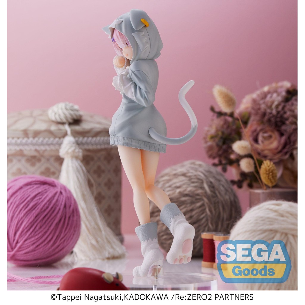 Jual 18Cm Anime Rem Emilia Cat Re: Zero Starting Life In Another World ...