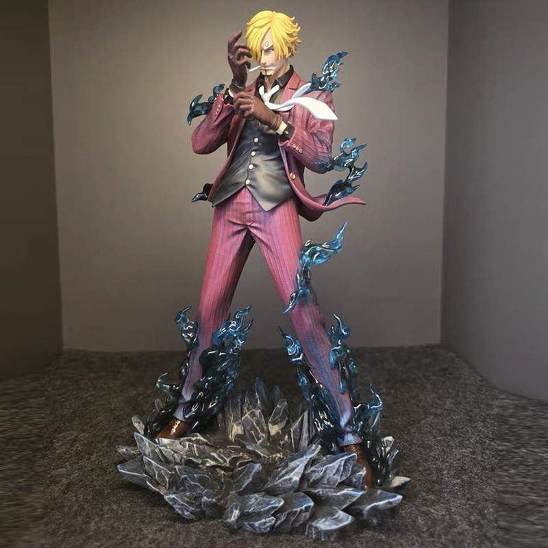 Jual 25Cm One Piece Figure Sanji Anime Figures Pop Smoking Sanji ...