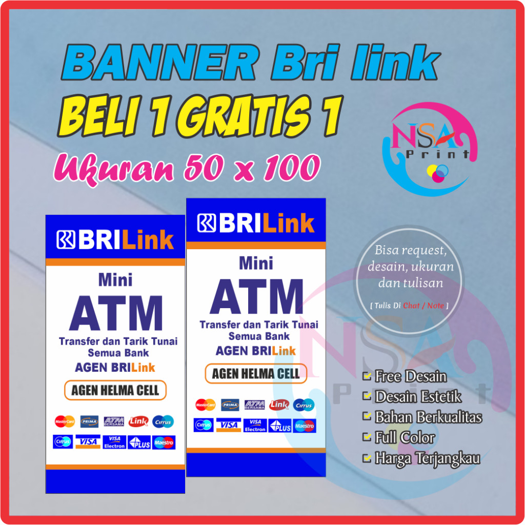 Jual Flowpartt Cetak Banner / Sepanduk, Sepanduk Agen Bri Link. Beli 1 ...
