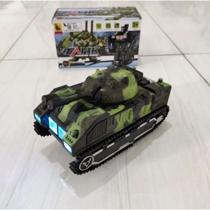 Jual MAINAN SUPER HERO TRANSFORMERS BERUBAH ROBOT TANK 2 IN 1 WARRIOR ...
