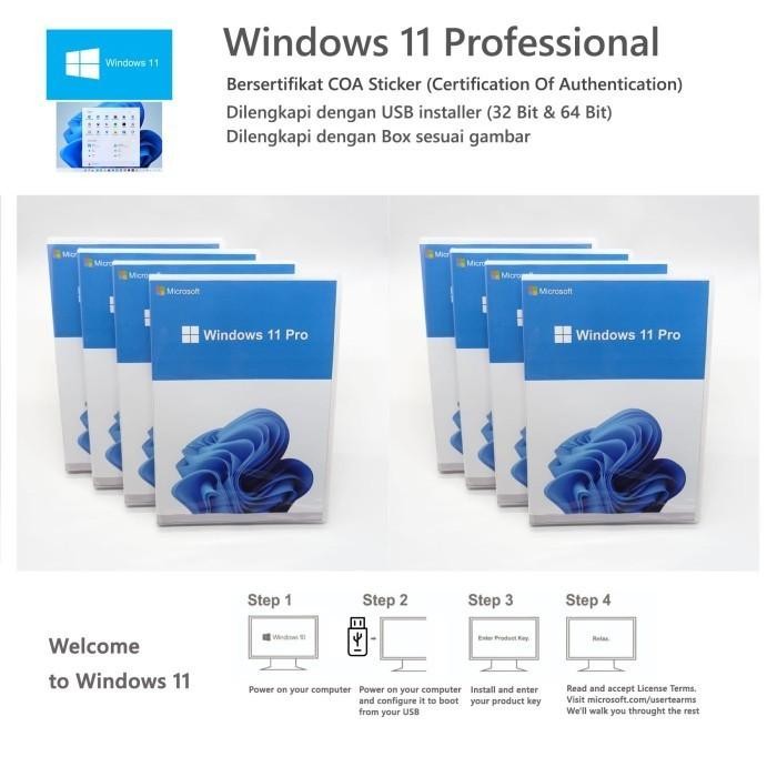 Jual Windows 10/11 (Licence Code With Stiker COA Original) | Shopee ...