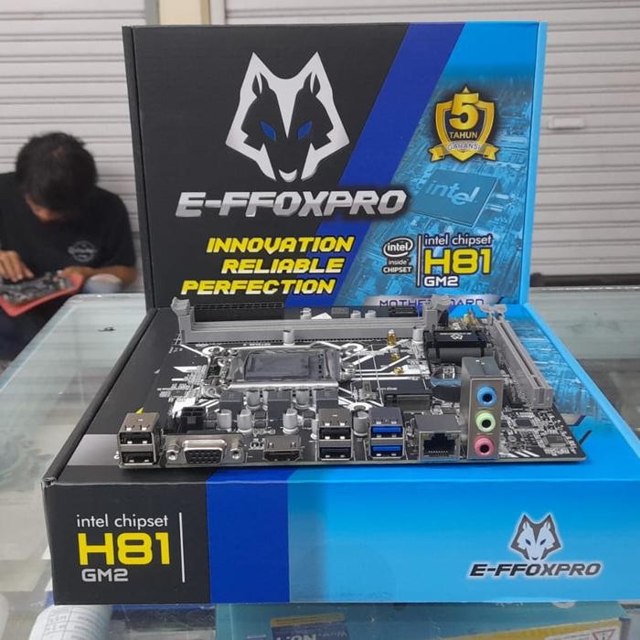 Jual MOTHERBOARD EFFOXPRO H81 LGA 1150 | Shopee Indonesia