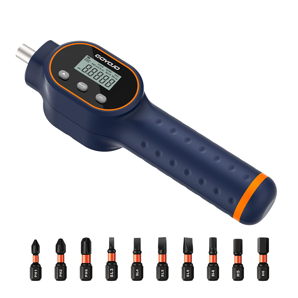 Jual 1/4" Digital Torque Screwdriver Drive Screwdriver 7.08-70.8 in-lbs ...
