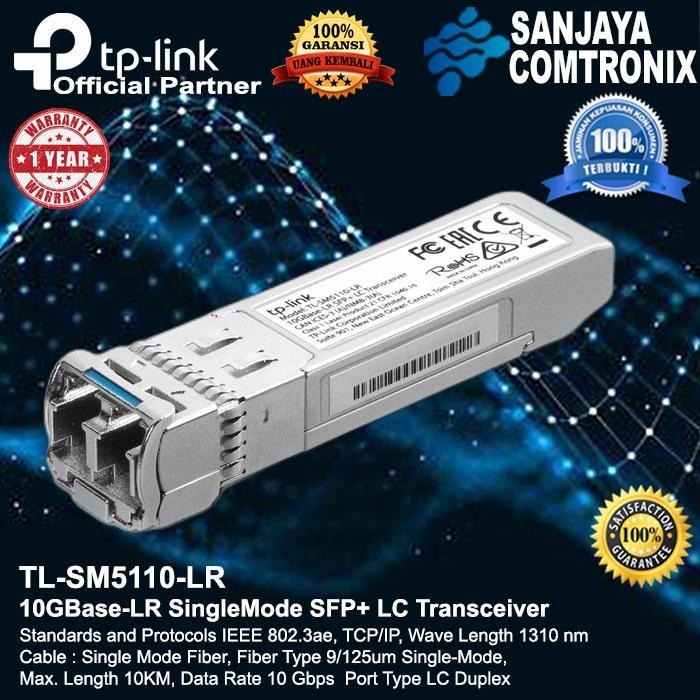 Jual Menarik Tp-Link Tl-Sm5110-Lr 10Gbase-Lr Singlemode Sfp+ Lc ...