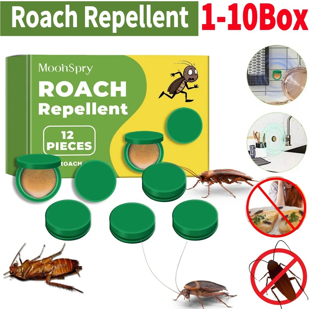 Jual 1-10 Boxes Roach Killer Enduring Effect Roach Deterrent Bait ...