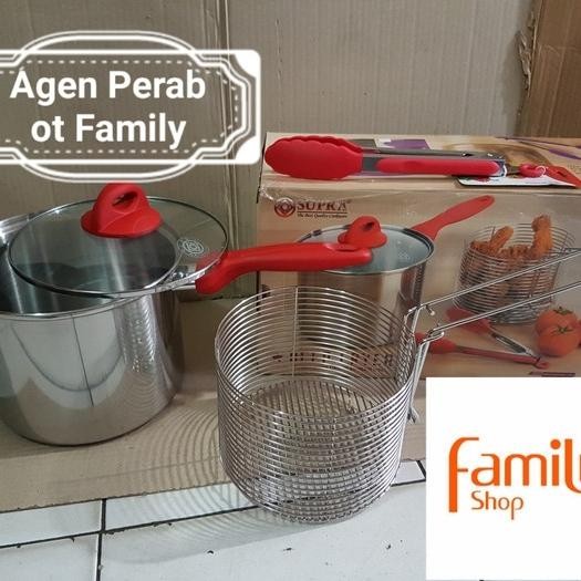 Jual Panci Supra Deep Fryer Stainless Steel Tebal | Shopee Indonesia