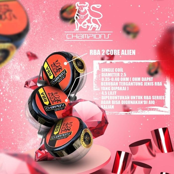 Jual ID CHAMPIONS RBA COIL - COIL RBA BORO AIO BY CHAMPION .FV | Shopee ...