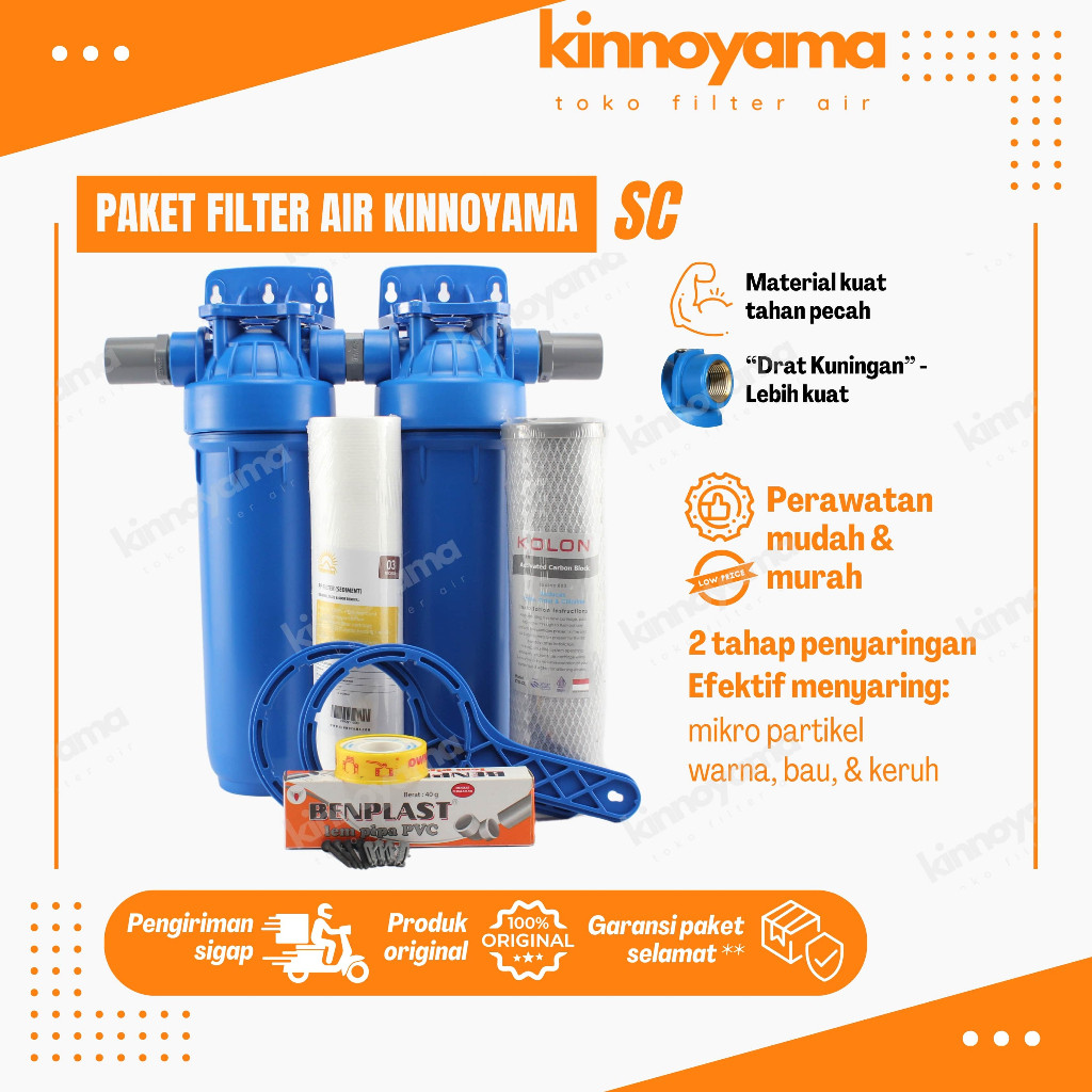 Jual Paket Housing Filter Air Sumur Bor / Filter Air Toren PDAM ...
