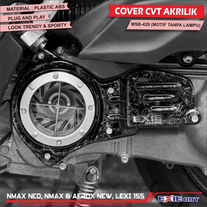 Jual PREMIUM Cover CVT Akrilik Nmax NEO, Nmax & Aerox New, Lexi 155 ...