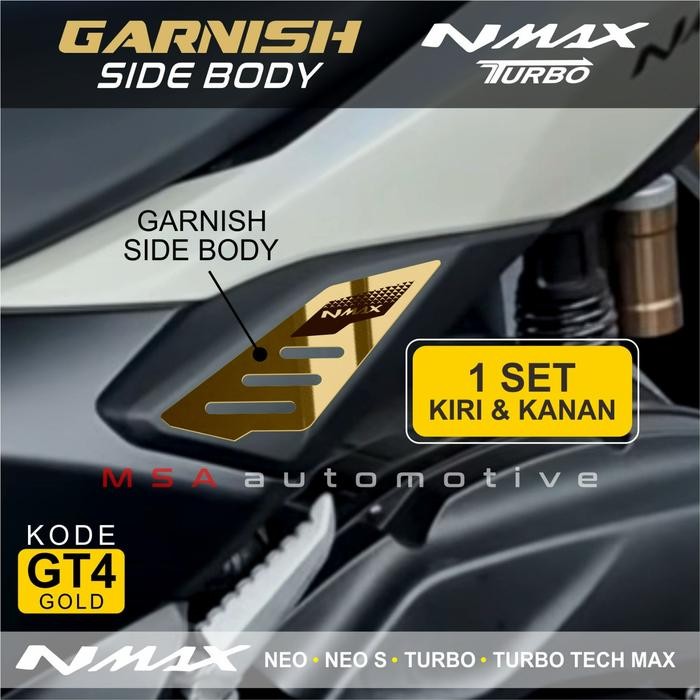 Jual PREMIUM Garnish side body Nmax neo, neo s, turbo, turbo tech max ...
