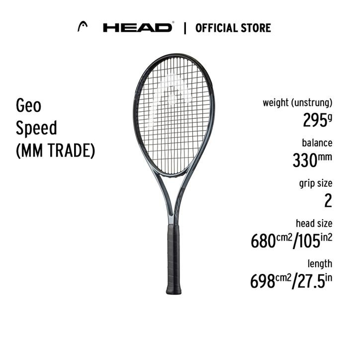 Jual PREMIUM HEAD Racket Geo Speed 295G Sc20 - Raket Tennis | Shopee ...