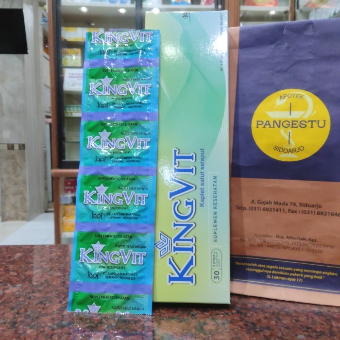 Jual Kingvit Strip isi 10 Kapsul - Vitamin Program Hamil Kesuburan Pria ...
