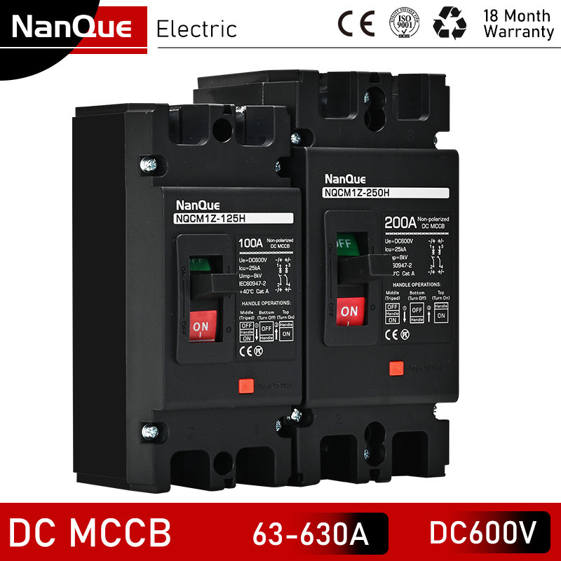 Jual NEW DC Circuit Breaker 2P 600V MCCB 63/80/100/125/200/250 Amp ...