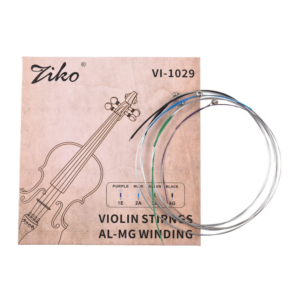 Jual NEW Ziko Violin String 1 Set 4Pcs E-A-D-G Fiddle String ...