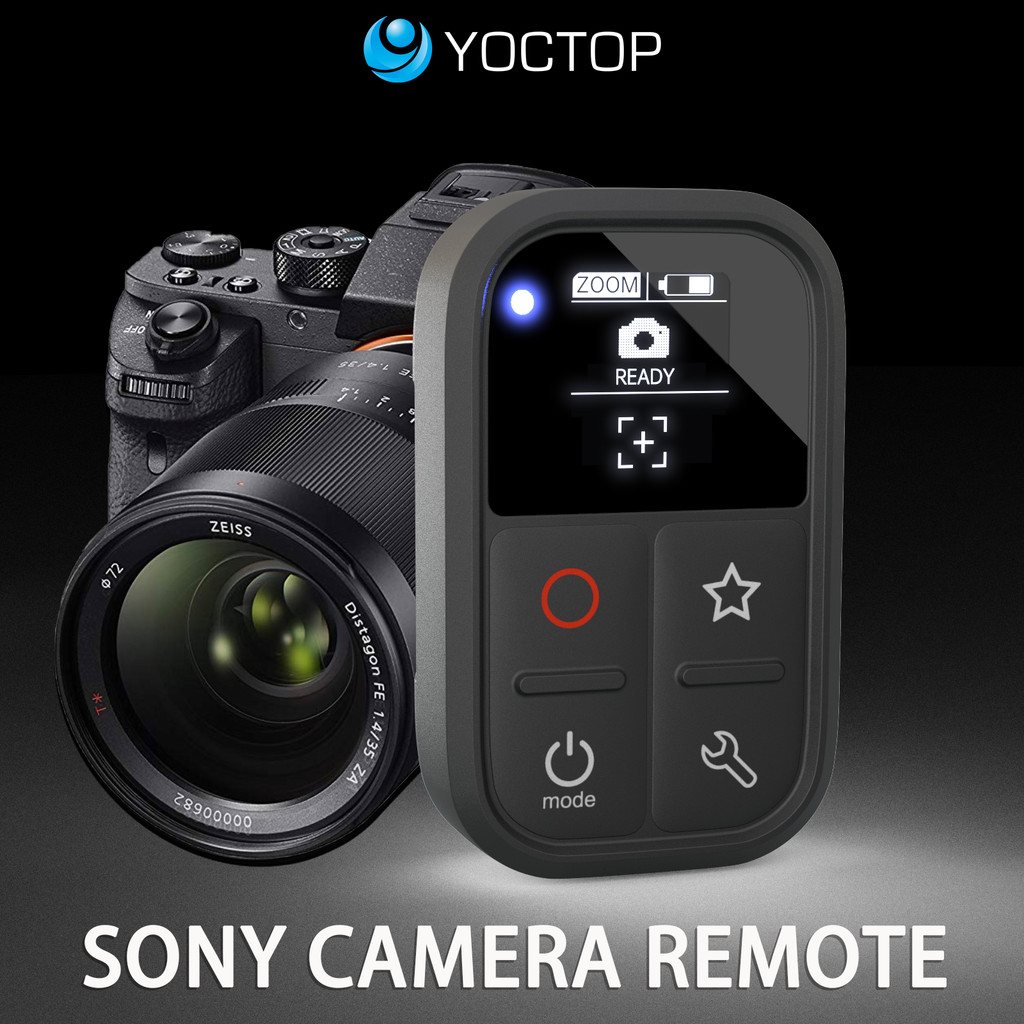 Jual Remote Control untuk Kamera SONY dengan Layar OLED Kompatibel ...