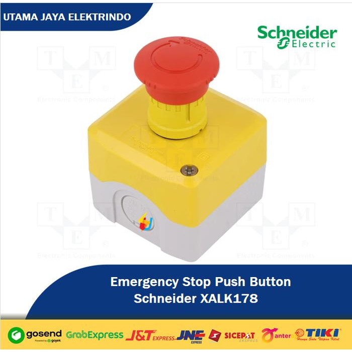 Jual Emergency Stop Push Button Xalk178 Schneider | Shopee Indonesia