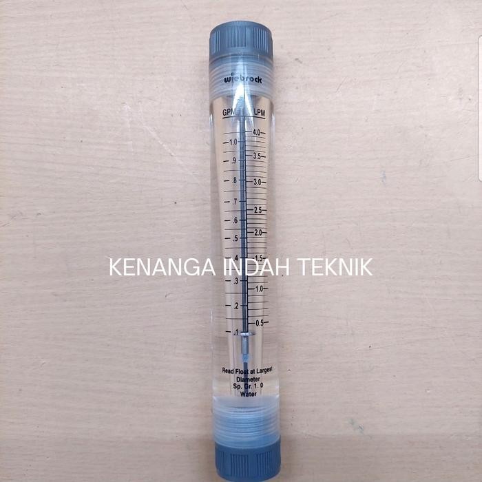 Jual Flow Meter 1/2" Inch 4 Lpm 1 Gpm / Rota Meter Water Tube Dn15 ...