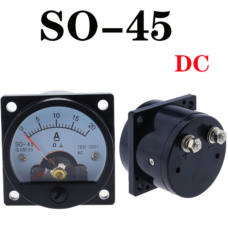 Jual NEW SO-45 Circular DC Ammeter Analog Pointer ...